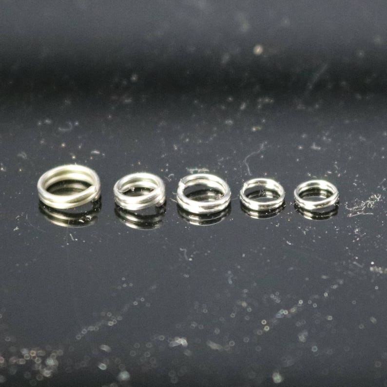 6mm Stainless Steel Split Rings Surgical Steel 100 Pcs - Etsy