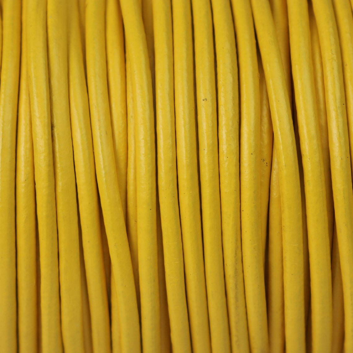 5 Feet Yellow Leather Cord 3mm Genuine Leather Round Cord - Etsy