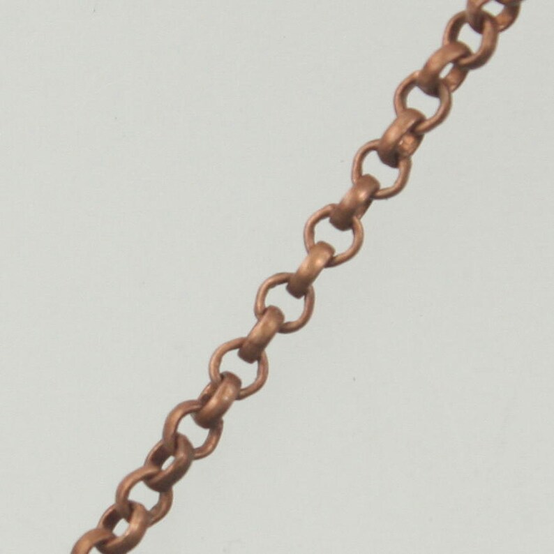 Antique Copper Rolo Chain Bulk Chain 10 Ft of Antique Copper | Etsy