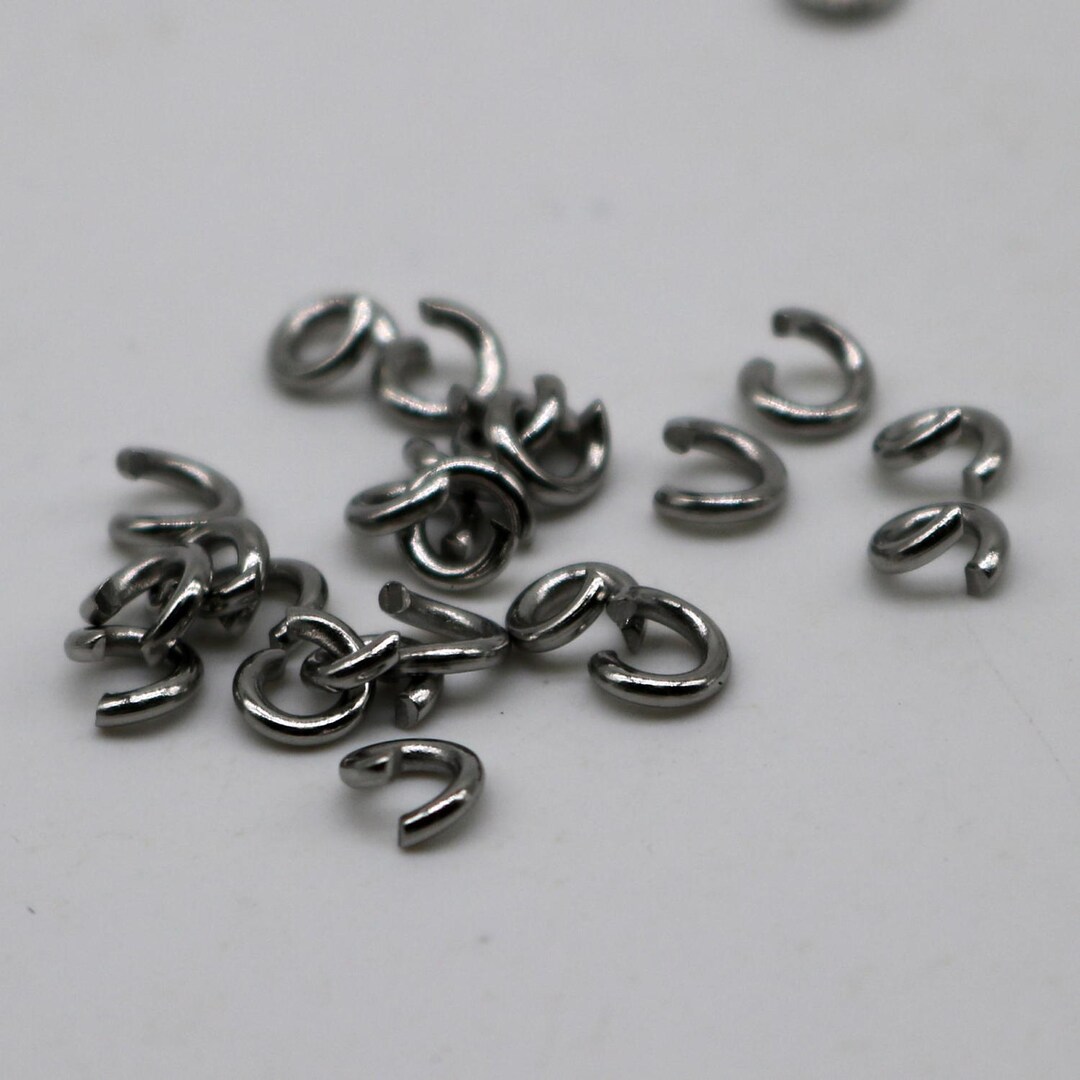 Jump RINGS 100 Pcs of STAINLESS Steel Jump Rings Link Surgical ...