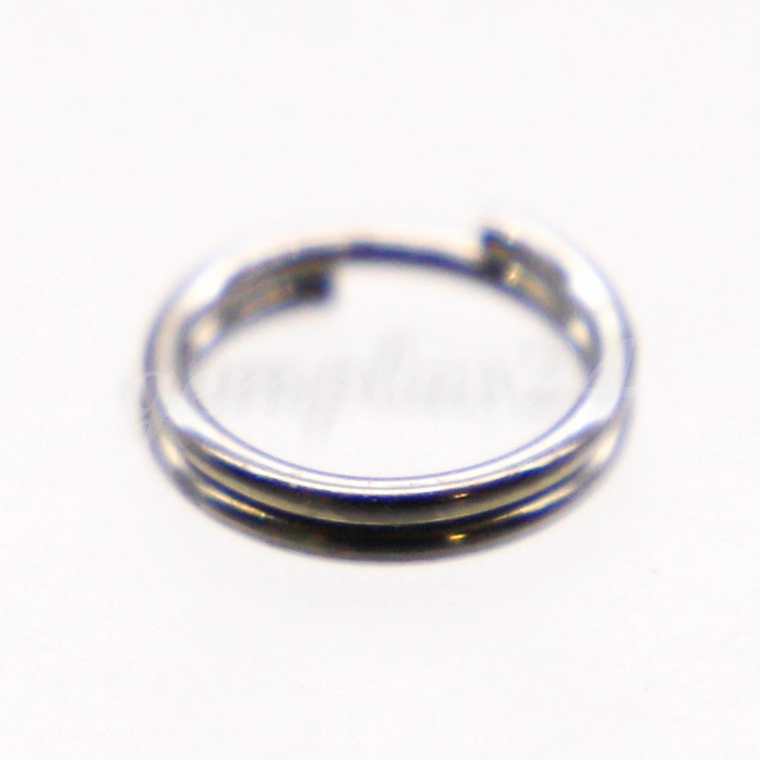 NEW 6mm Stainless Steel Split Rings - Surgical Steel - 50/100/250 Pcs ...