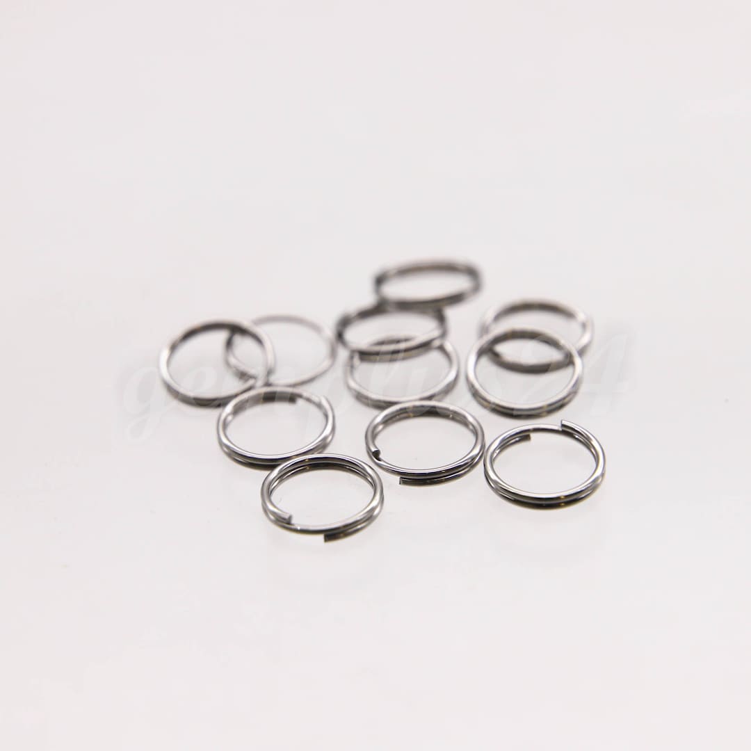 NEW 10mm Stainless Steel Split Rings - Surgical Steel - 10/50/100/250 ...