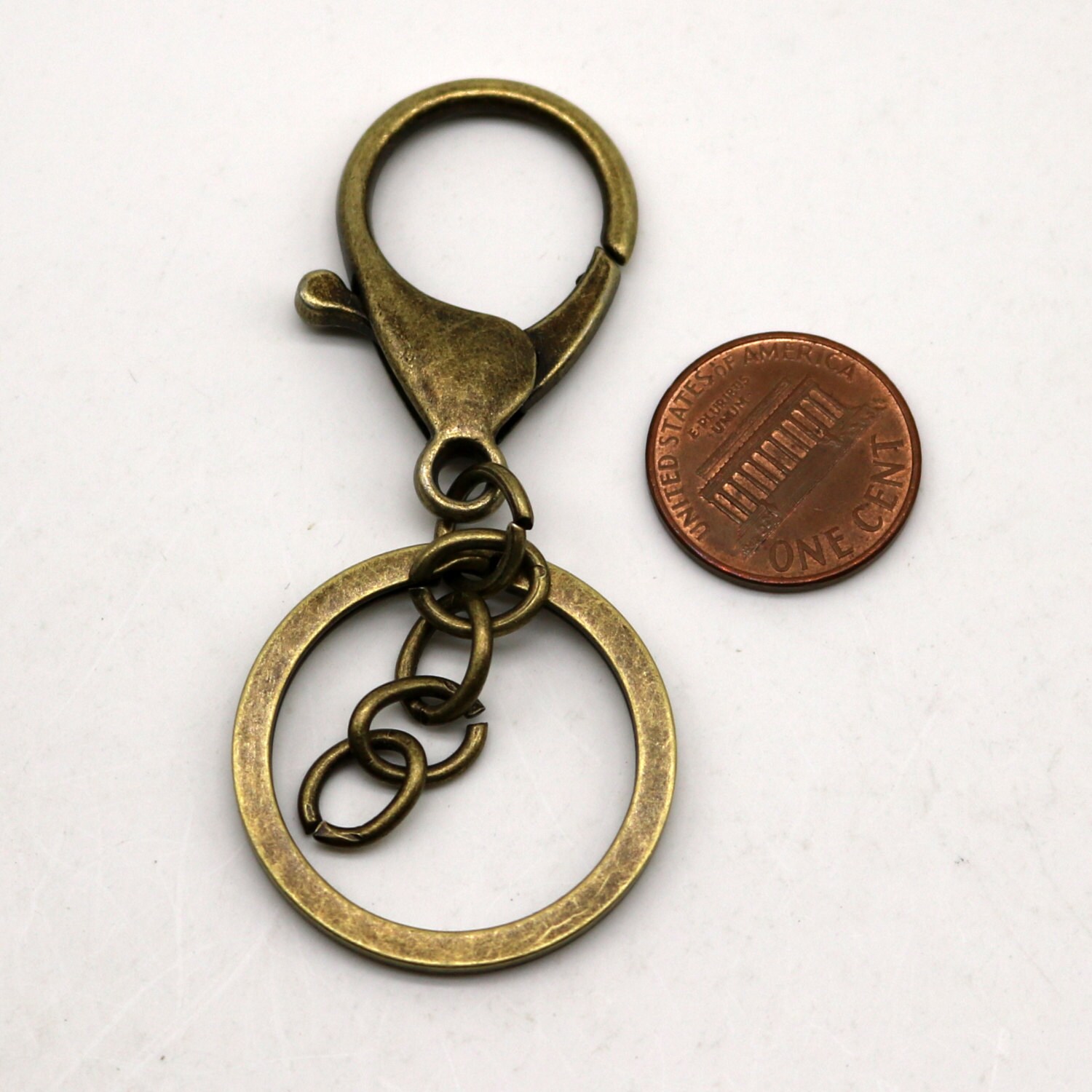 NEW New 5 Pcs of Antique Brass HIGH Quality Premade Key Chain - Etsy