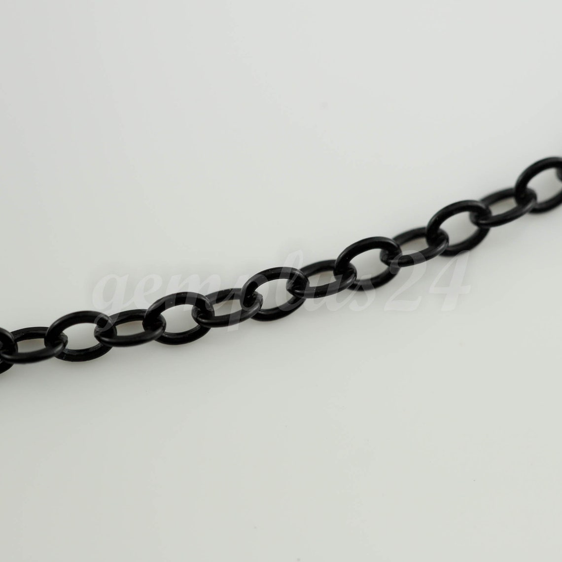 100 Feet of Black Finished Flat Cable Chain 3x3mm Solder | Etsy