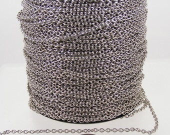 New 10 Ft Stainless Steel 316L SQUARE ROLO Chain 2.0mm | Etsy