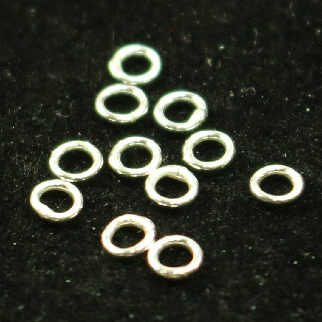 925 Pure Solid Sterling Silver Closed Jump Ring - 3mm, 22 Gauge, 25pcs ...