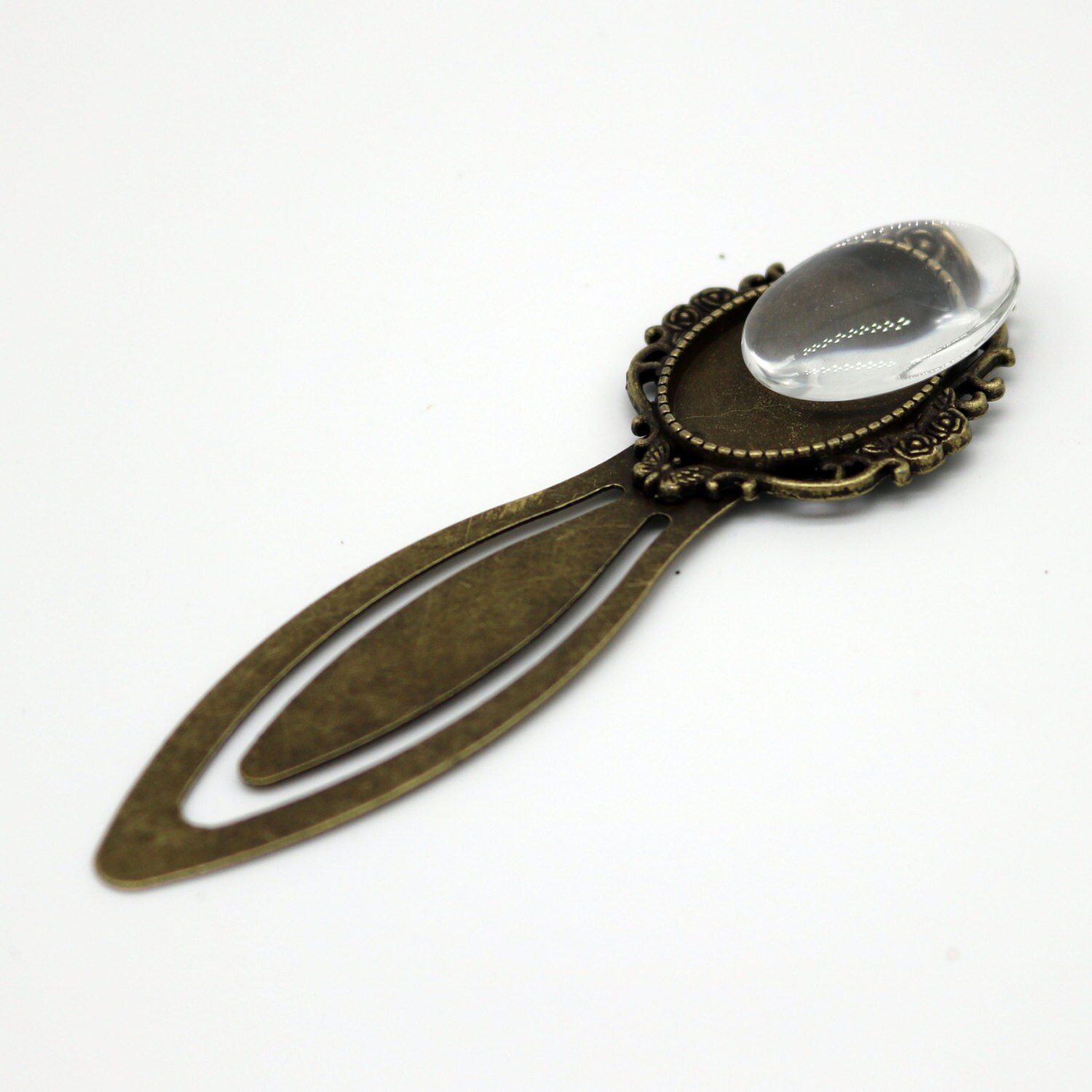 Bookmark With 18x25mm GLASS Magnifying Domes Cabochon 5 Sets | Etsy