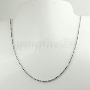 New 10 Ft Stainless Steel 316L SQUARE ROLO Chain - 2.0mm - Bulk Chain ...