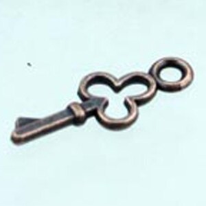50 Pcs of Antiqued Copper Finished Key Charm Drop 16.8x6.8mm - Etsy