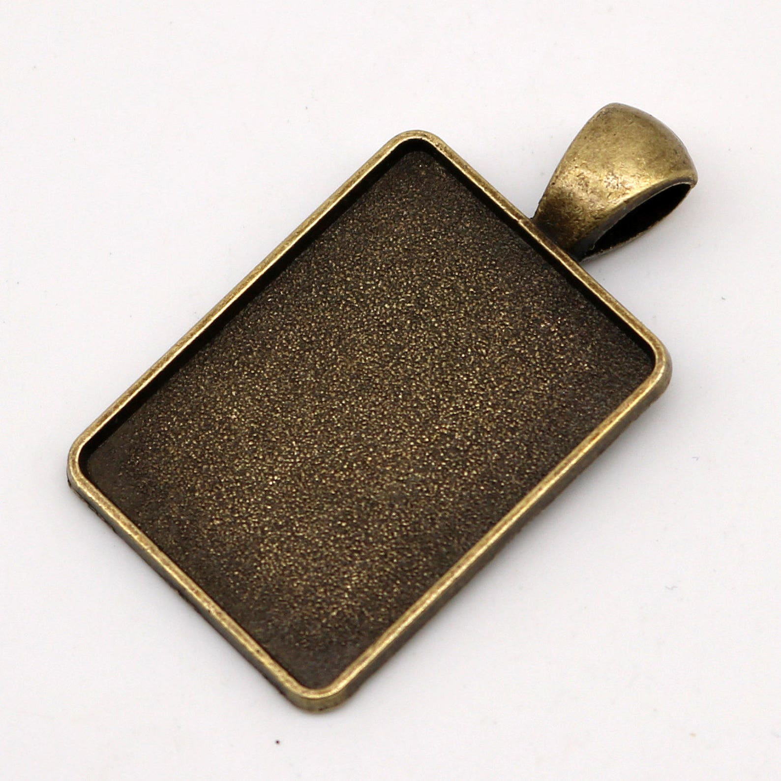 RECTANGULAR Bezel With 25mmx18mm GLASS Magnifying Domes - Etsy