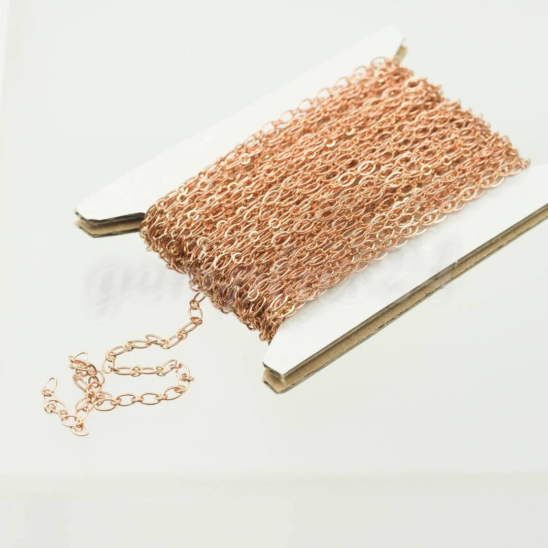 Raw Copper Solder Chain: Long and Short Link - 542LS11, 100 Ft - Etsy