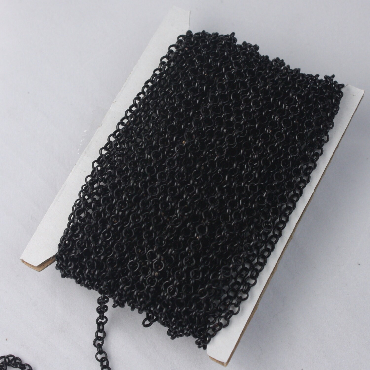 Black Rolo Chain Bulk Chain 10 Ft of Rolo SOLDERED Cable - Etsy