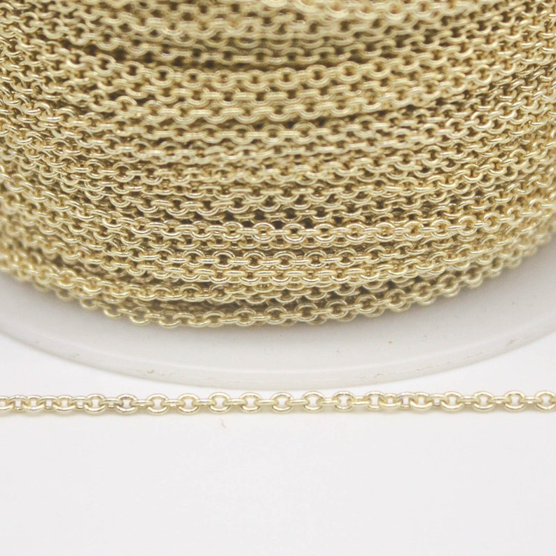 10 Feet TARNISH Resistant Tarnish FREE Anti Tarnished 18K Gold - Etsy