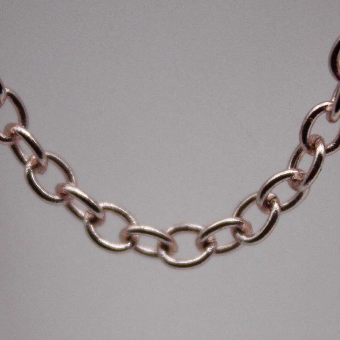 3 Ft Non Tarnish Big Chunky Cable Chain - Rose Gold Plated Round Cable ...