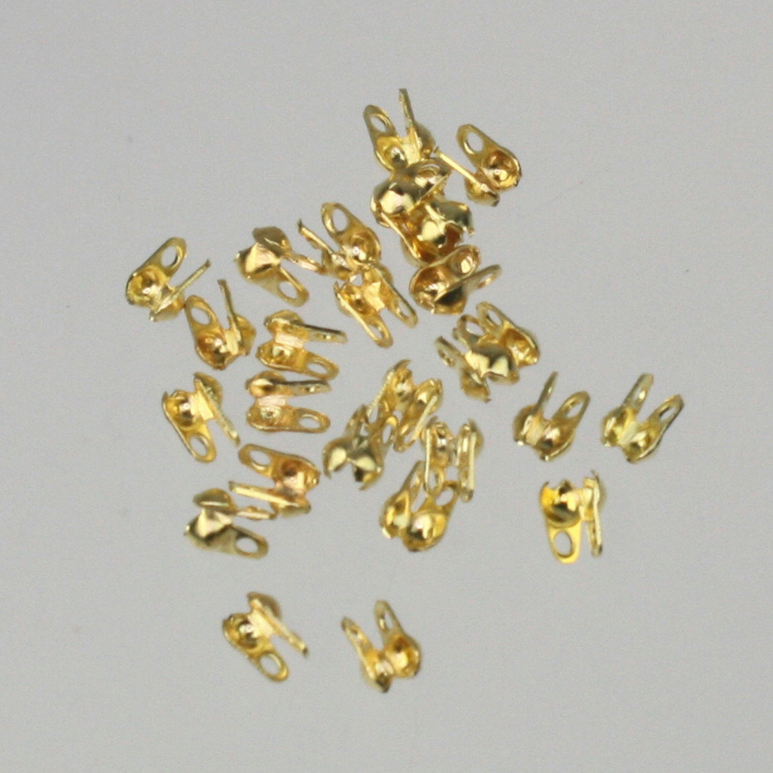 100pcs of Gold Plated ball chain connector for ONLY 1.2mm | Etsy
