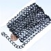 Black Curb Chain Bulk, 3 Ft of Big Hammered Curb Chain - 8.7x7.3mm ...