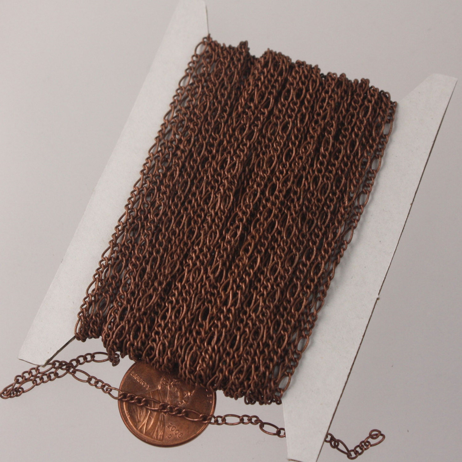 Antique Copper Chain Bulk Chain 32 Feet Spool of SOLDERED | Etsy