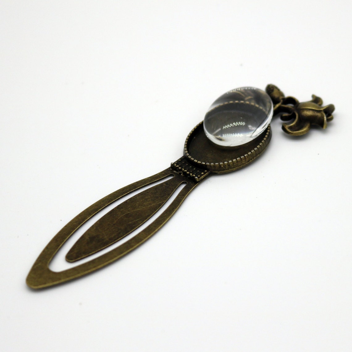 Bookmark With 18x25mm GLASS Magnifying Domes Cabochon 5 Sets - Etsy