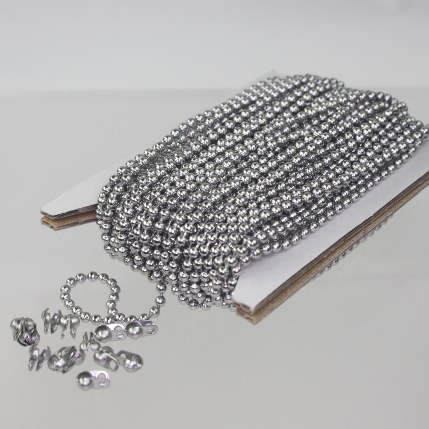 10 Feet Stainless Steel BALL Chain 2.4mm Ball Size With FREE - Etsy