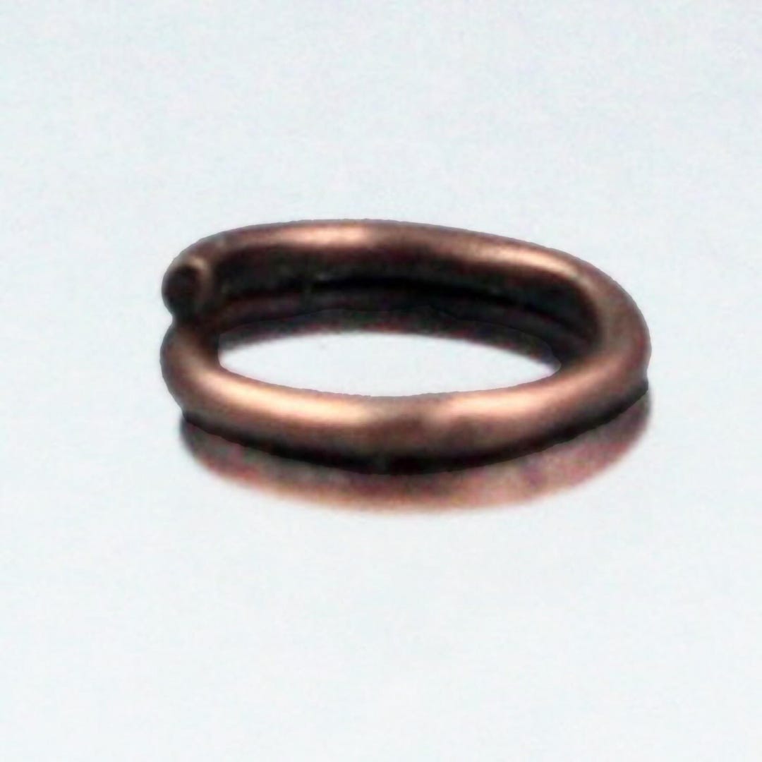 Antique Copper Finished Split Rings - 6mm, 200 Pcs - Etsy