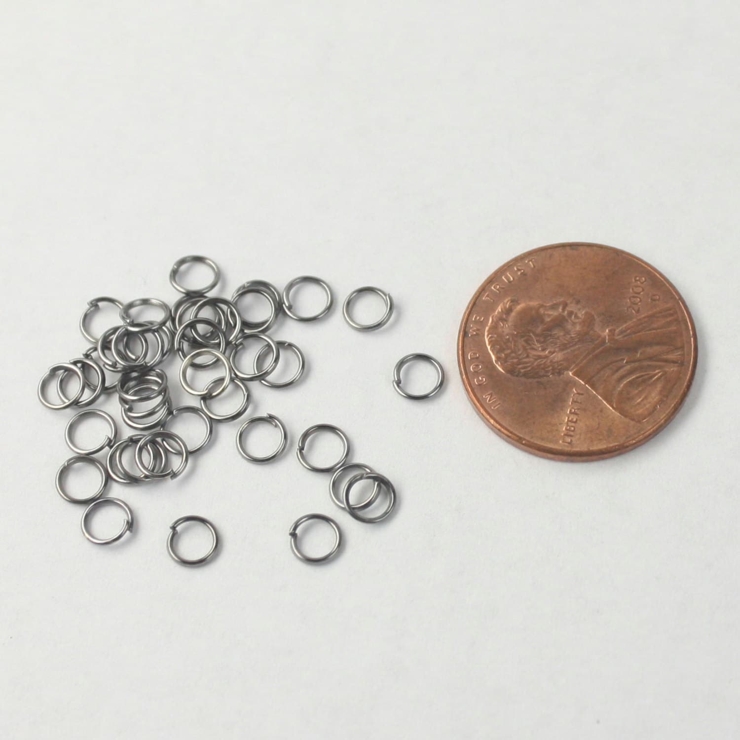 4mm Jump Rings 200 Gunmetal Jump Rings Jumprings Open 4x0.5mm | Etsy