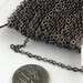 10 Feet Gunmetal Flat Chain Cable Chain 3x1.7mm SOLDERED - Etsy