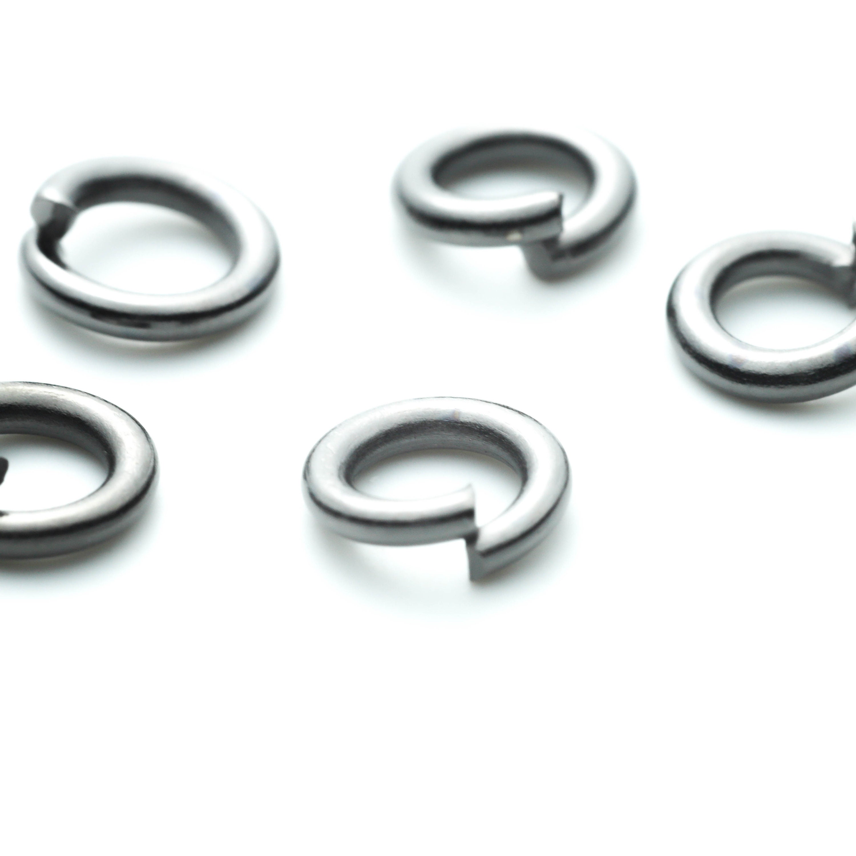 500 pcs of 6mm Thick Heavy Jump Rings Gunmetal Jumpring | Etsy