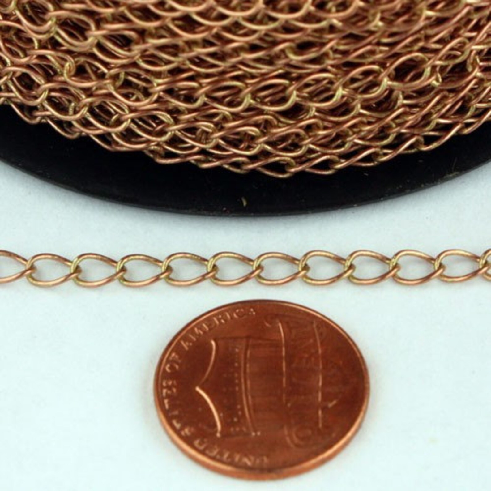 10ft. for Genuine Copper raw Curb Chain 5x3.5mm SOLDERED - Etsy