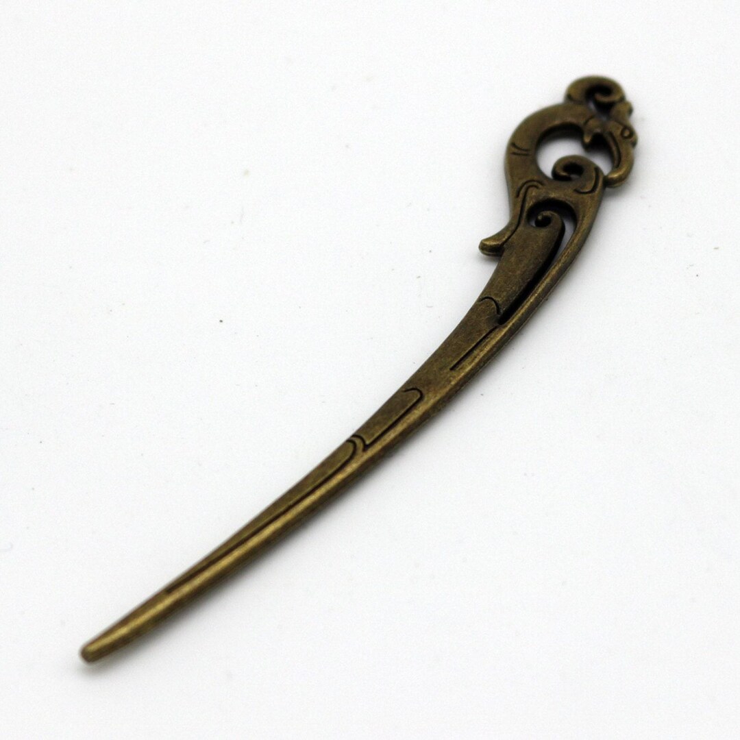 Antique Brass Finish Alloy Bookmarks With Loop (93mmx15mm) 5 Pcs - Etsy