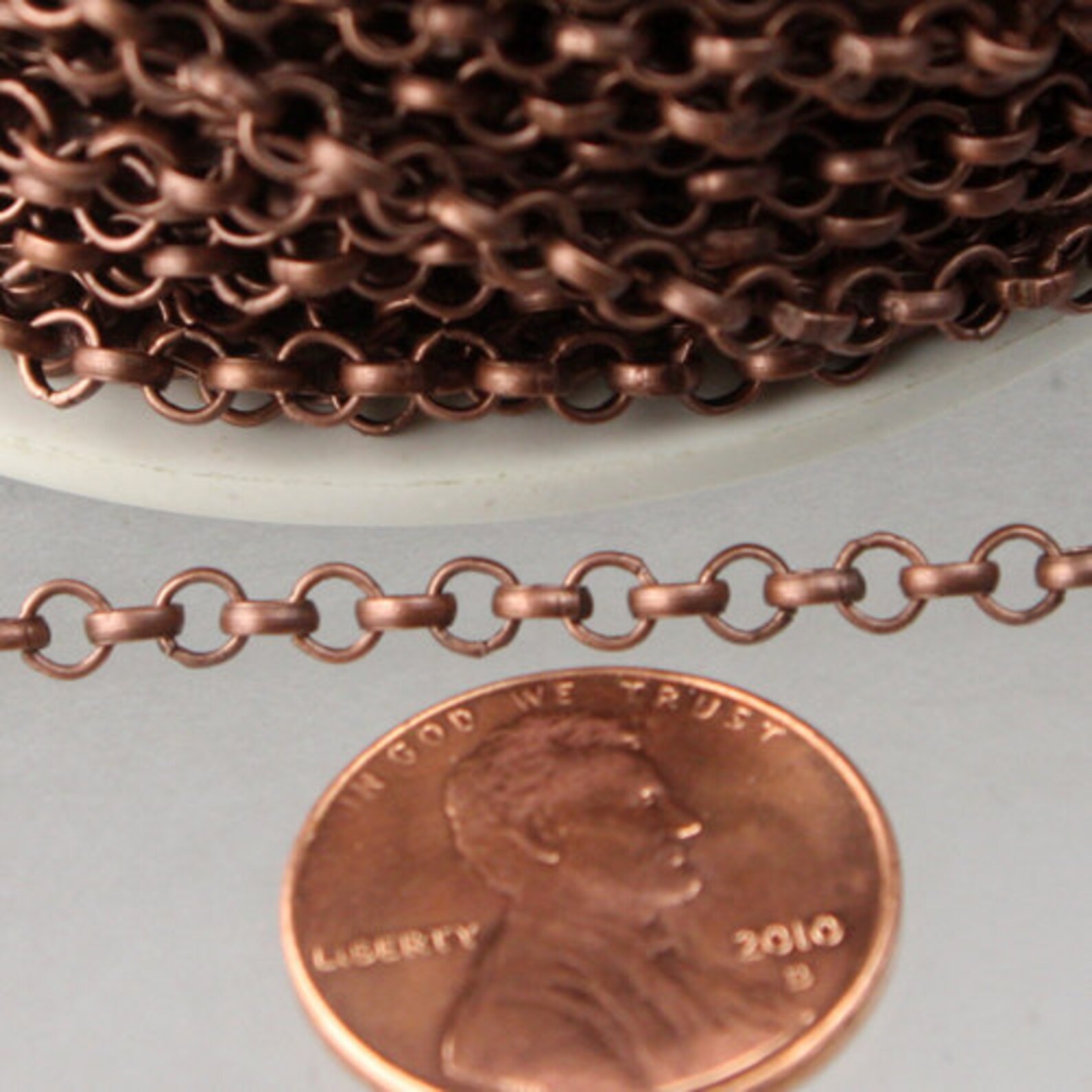 32 Feet Antique Copper Rolo Chain Cable Chain 3.2mm - Etsy