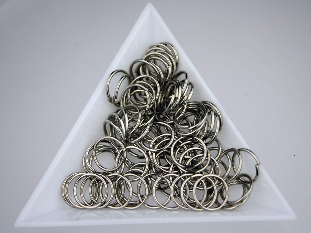 10mm Jump Rings 200 Pcs of Rhodium Jump Rings / Jumprings - Etsy