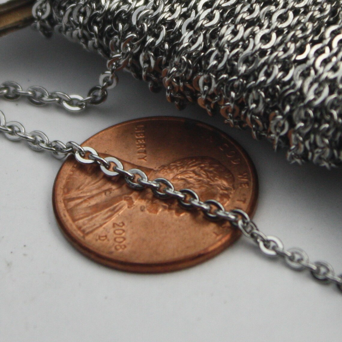 30 Feet Stainless Steel Chain Surgical Small Soldered Sturdy - Etsy