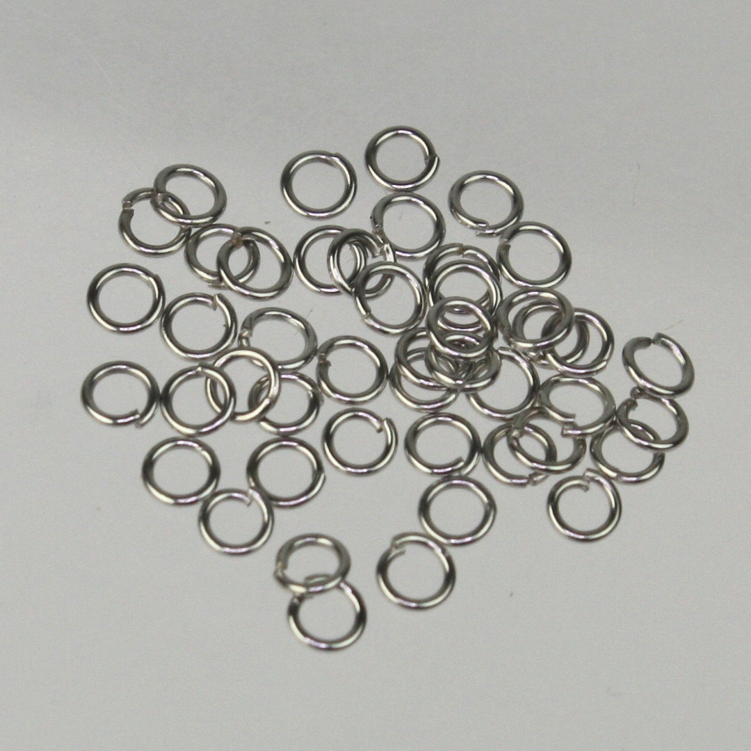 3mm Jump Rings, 200 Pcs of Rhodium Jump Rings / Jumprings - 3mm 24g 24 ...