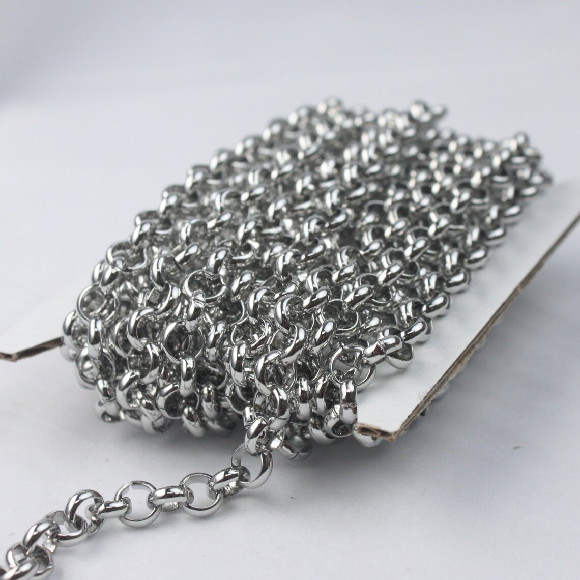 50 Feet Stainless Steel Rolo Chain / Big Chunky Chain Heavy | Etsy