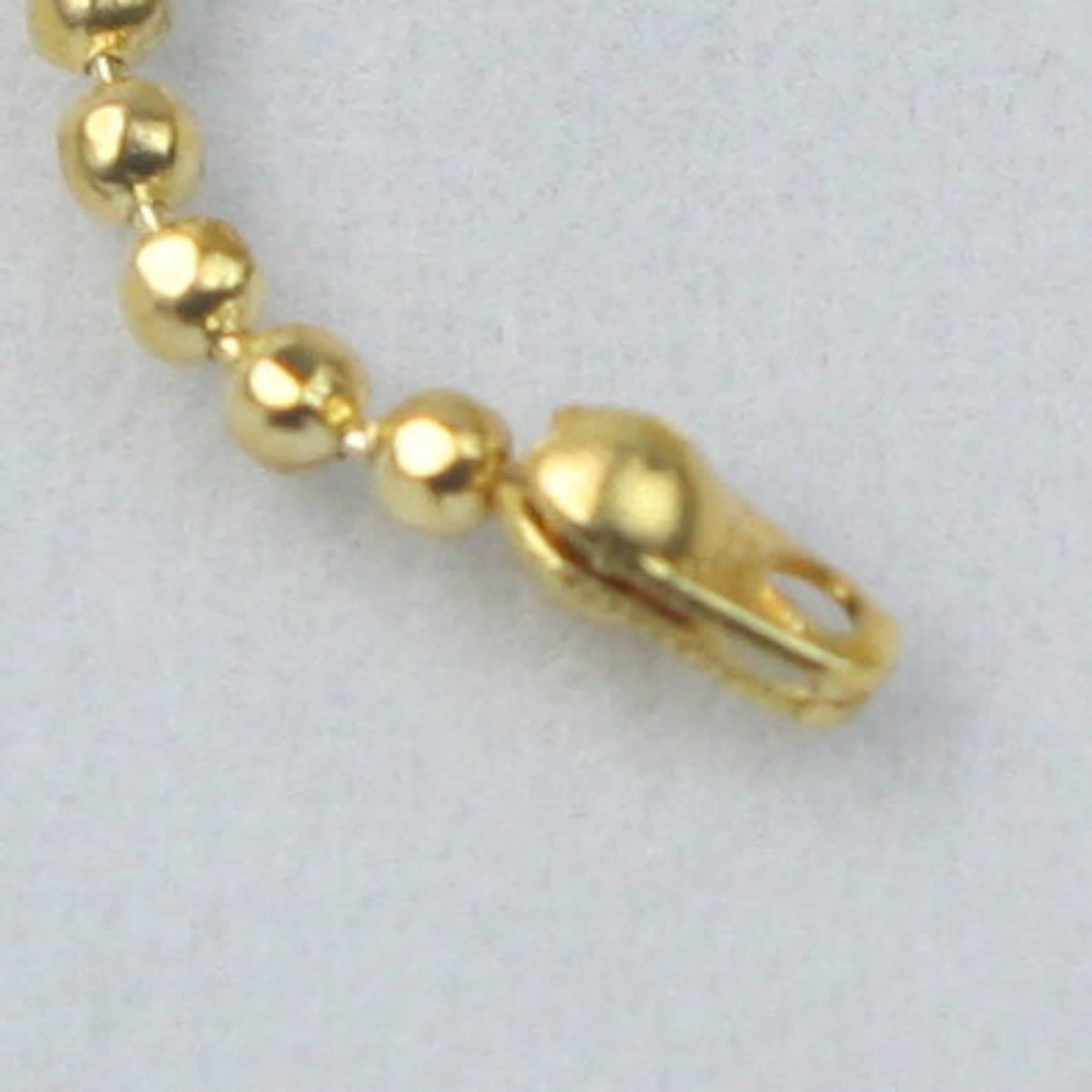 Gold Plated Ball Chain Bulk 10 Ft. Spool of FACET Micro Ball | Etsy