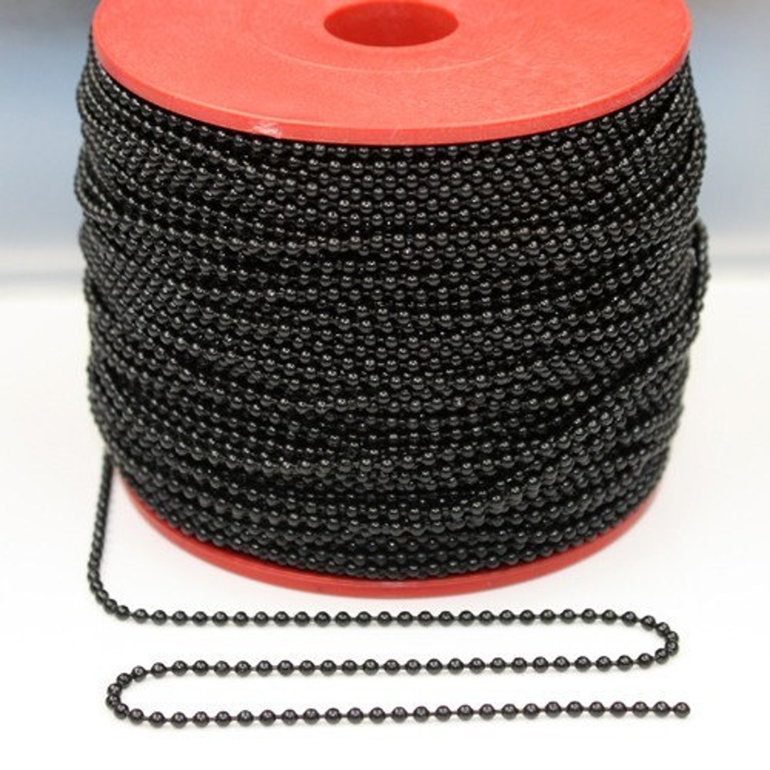 10 Feet Black Ball Chain 2.0mm Ball Size With FREE - Etsy