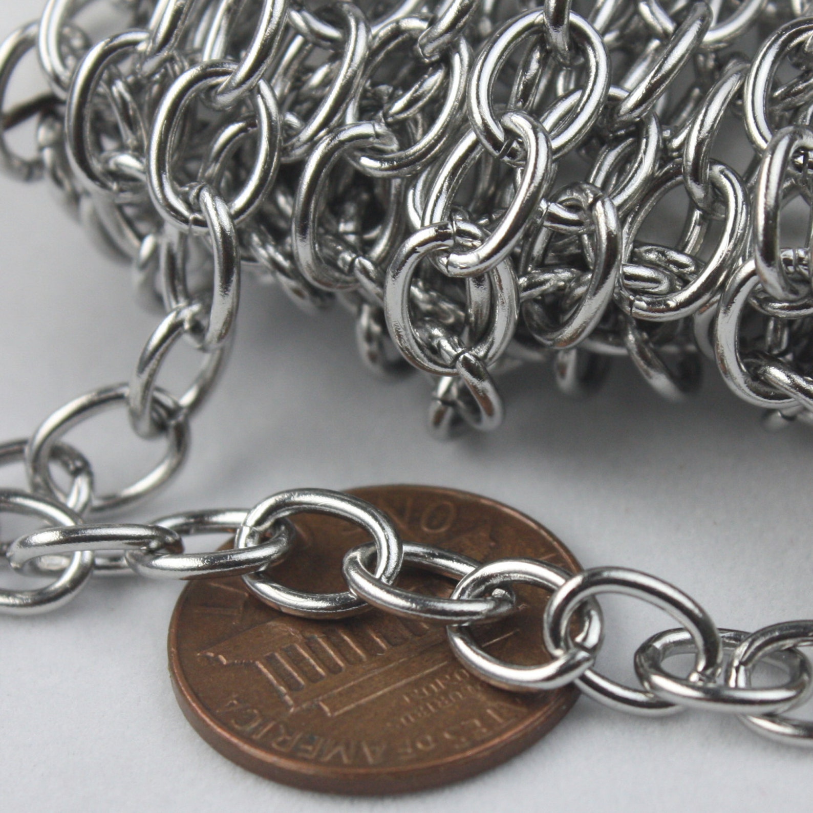 Stainless Steel Chain Bulk 30 Ft of Surgical Stainless Steel | Etsy