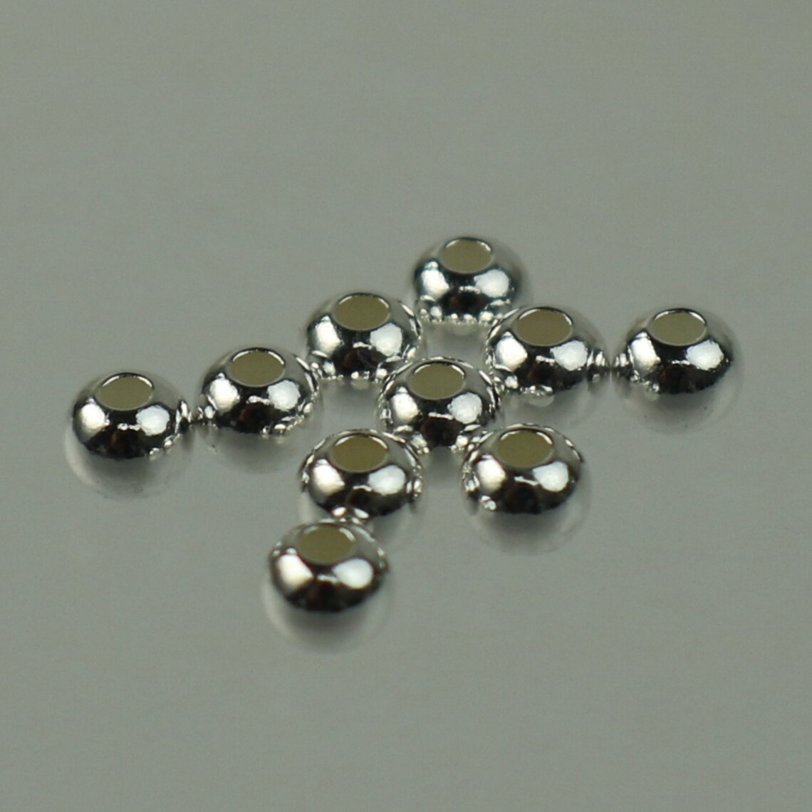 Sterling Silver Spacer Beads 2mm/3mm/4mm/5mm SEAMLESS Spacer - Etsy
