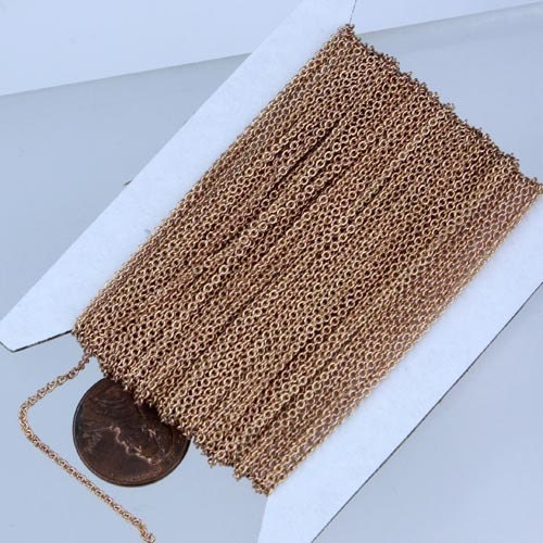 Raw COPPER Chain Bulk Chain 10 Ft of Tiny Round SOLDERED - Etsy