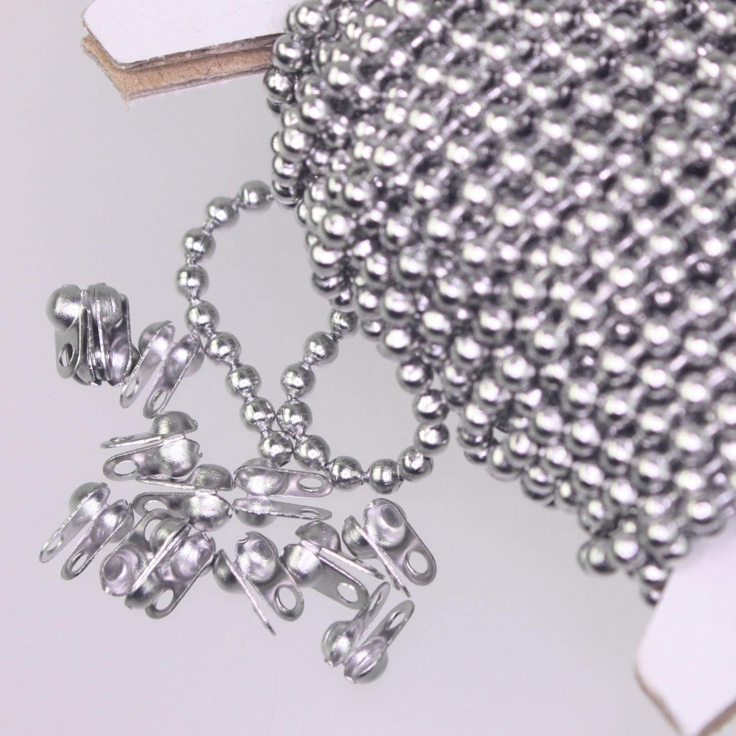 10 Feet Stainless Steel BALL Chain 2.4mm Ball Size With FREE - Etsy