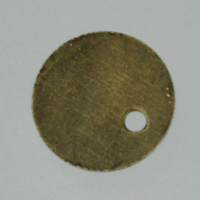 100 pcs of Antique Brass Finished Coin drop 10mm | Etsy