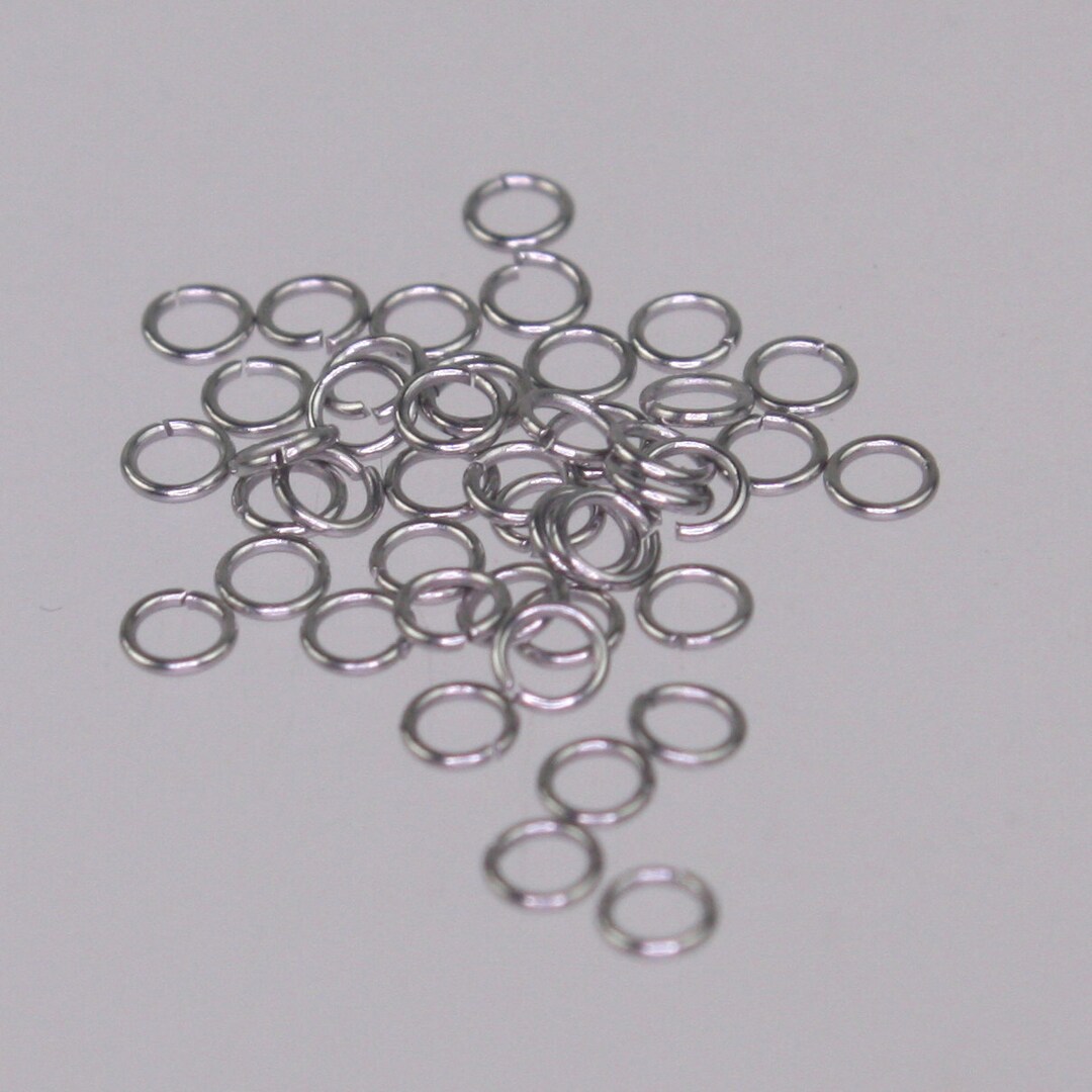 Jump RINGS 100 Pcs of STAINLESS Steel Jump Rings Link Micro Surgical ...