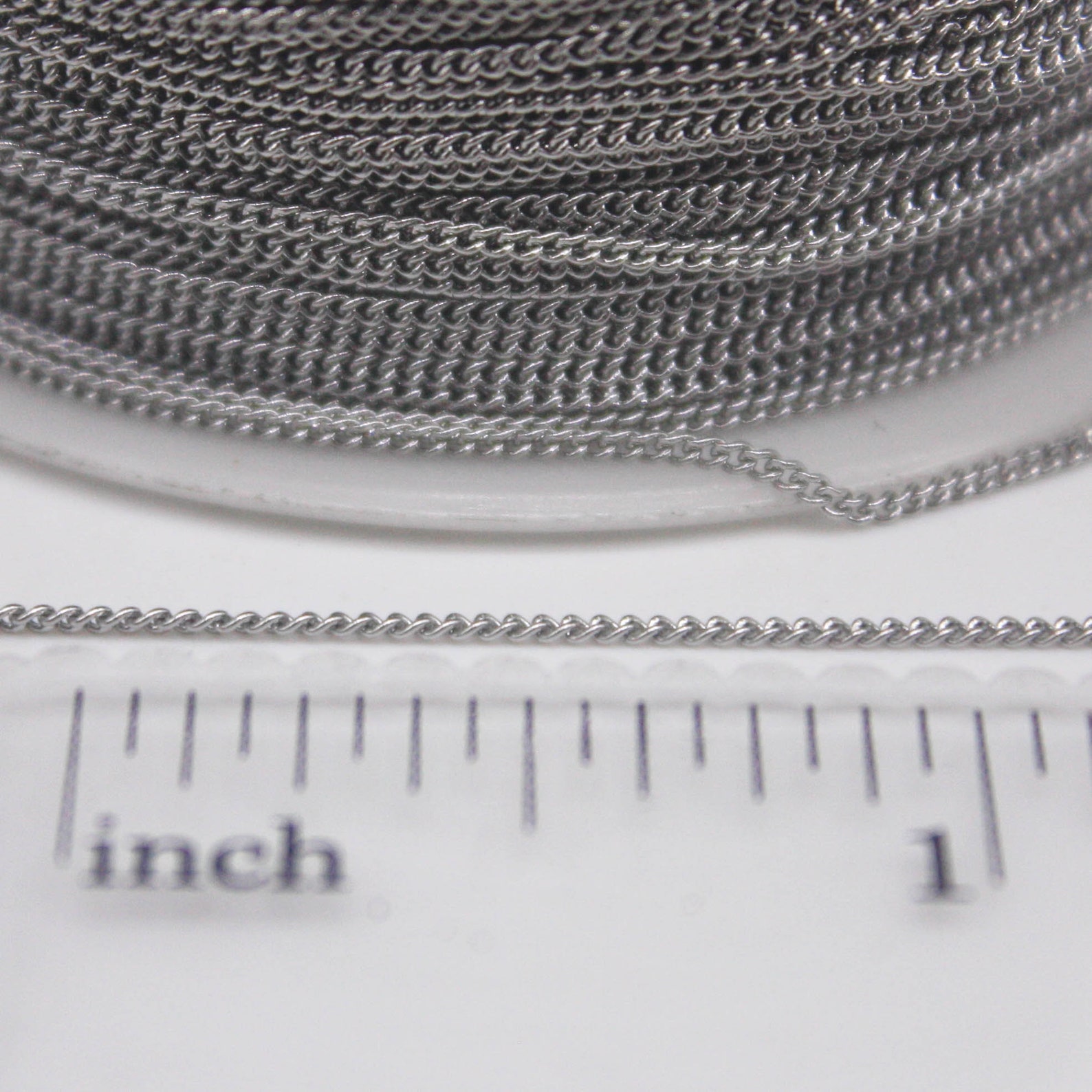 10 Ft Stainless Steel SOLDERED MICRO Tiny Curb Chain 1.0mm - Etsy