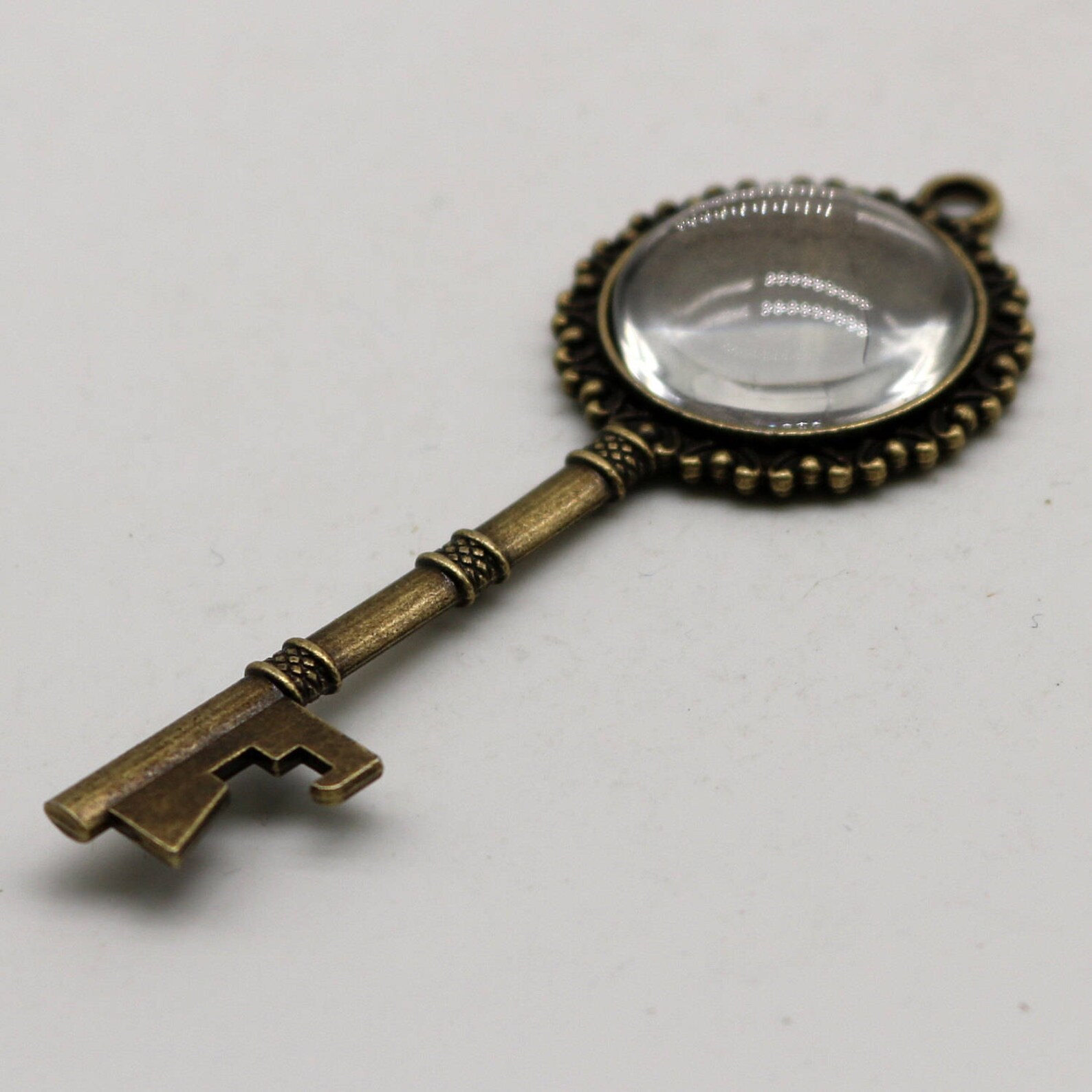 KEY Bezel With 20mm GLASS Magnifying Domes Cabochon 5 Sets | Etsy