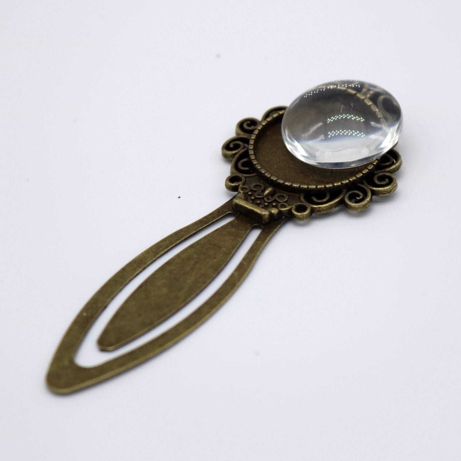 Bookmark With 20mm GLASS Magnifying Domes Cabochon 5 Sets 10 - Etsy