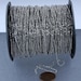 Rhodium Plated Facet BALL Chain 10 Ft. Spool of Bulk Ball Chain ...