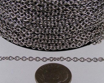 New 10 Ft Stainless Steel 316L SQUARE ROLO Chain 2.0mm | Etsy