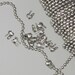 100pcs of Rhodium Plated Ball Chain Connector for ONLY 1.2mm Chain ...