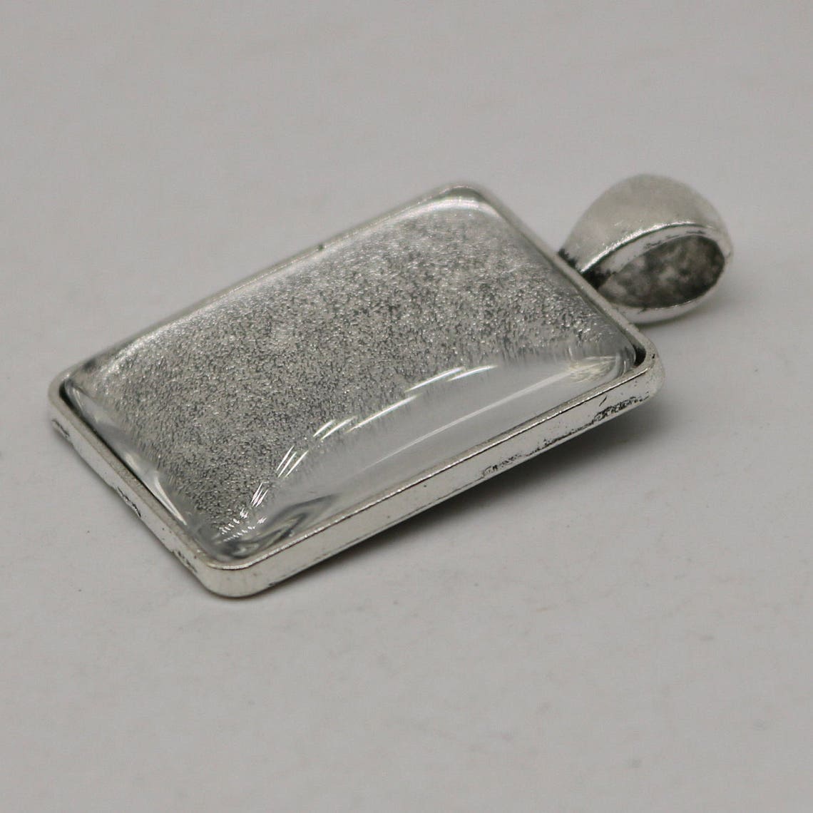 RECTANGULAR Bezel With 25mmx18mm GLASS Magnifying Domes - Etsy