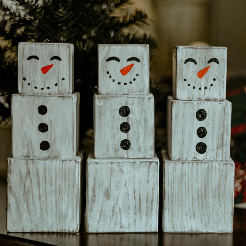 Snowman Decor - Etsy